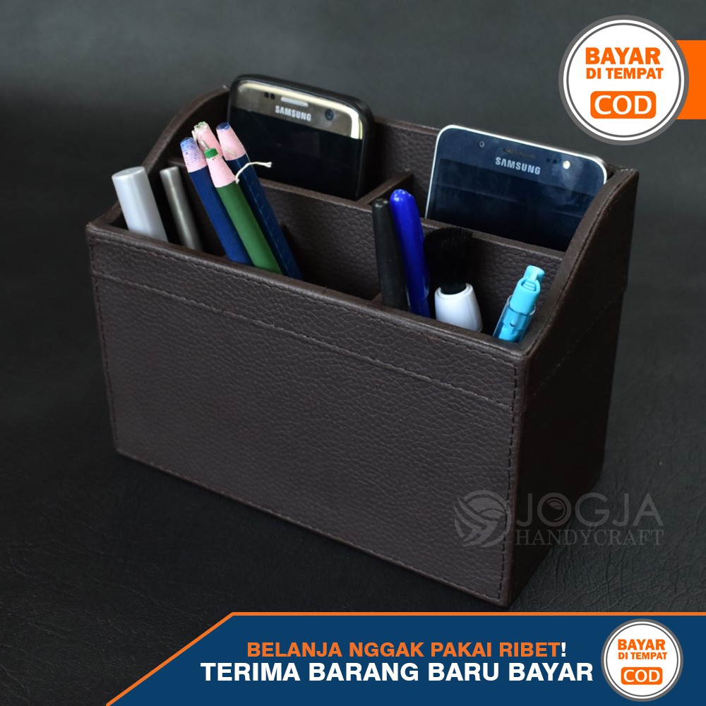 Jual Tempat HP dan Pena / Pen Holder / Desktop Organizer / Stationery ...