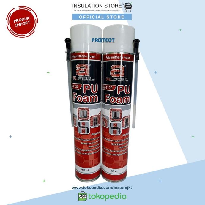 Jual Polyurethane PU Spray ALSEAL Sealant Foam 750 ml | Shopee Indonesia