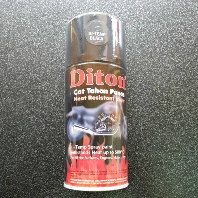 Jual Cat Diton - Hi Temp Black doff untuk Cat Knalpot | Shopee Indonesia