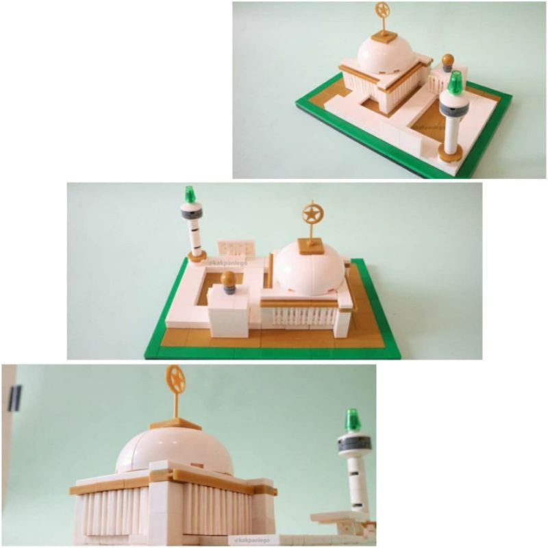 Jual [ BISA COD ] LEGO MASJID ISTIQLAL (Mosque Bricks Duplo Mainan ...