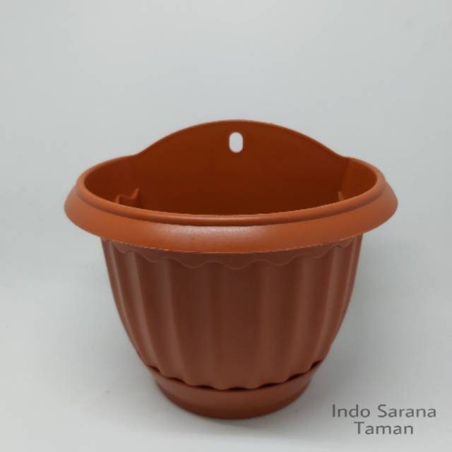 Jual POT TEMPEL RGU 22 MERAH BATA | Pot Dinding | Pot Vertikal Garden ...