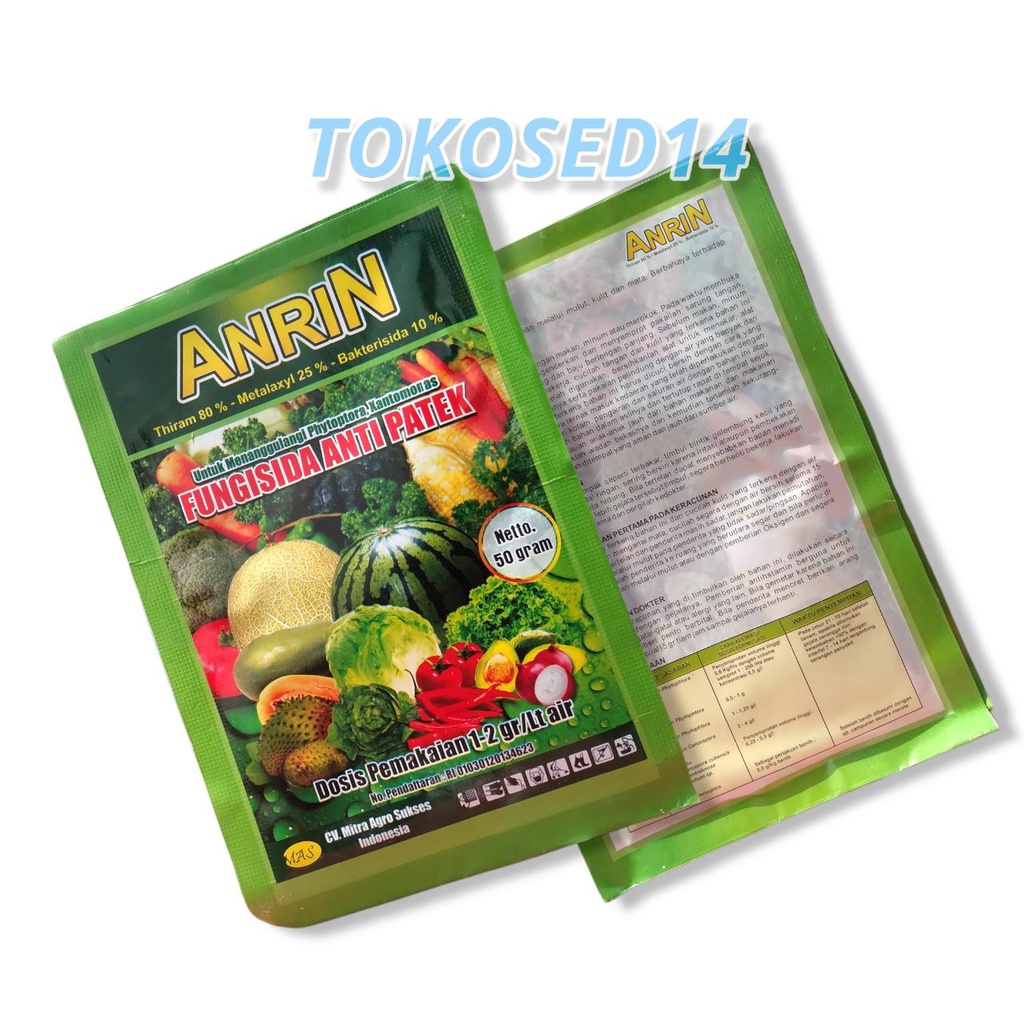 Jual Fungisida ANRIN Fungisida sayuran Untuk Menanggulangi Phytoptora ...
