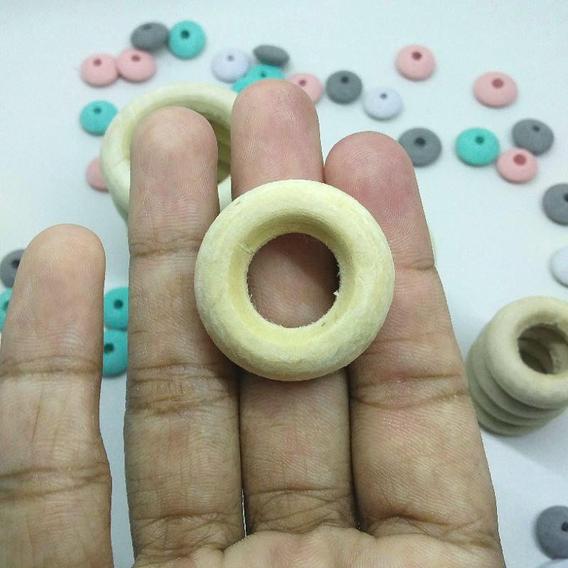 Jual Ring Kayu Natural 4 Ukuran tanpa sambungan | Wooden Ring | Ring ...