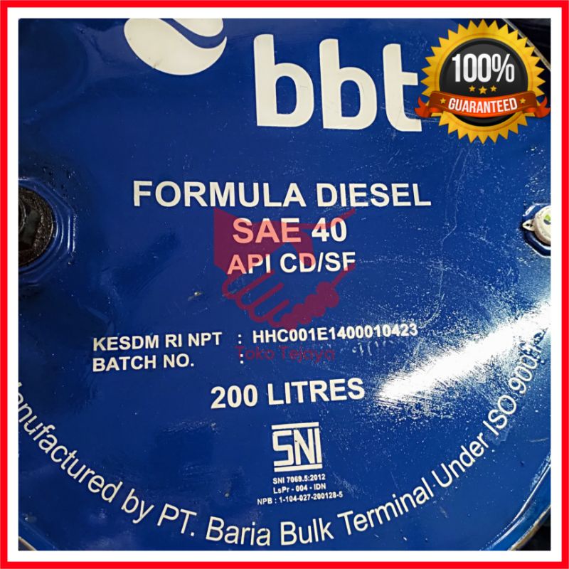 Jual Oli 40 Drum Baria Bulk Terminal (BBT) Bening Original 100% ...