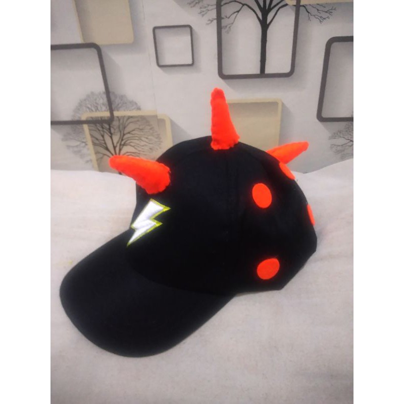 Jual Topi boboy tanduk/Topi Boboy/Topi tanduk anak | Shopee Indonesia