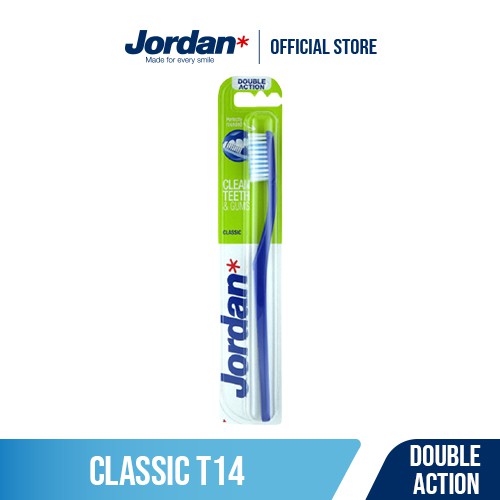 Jual JORDAN Oral Care Entry Classic T14 Double - Sikat Gigi | Shopee ...