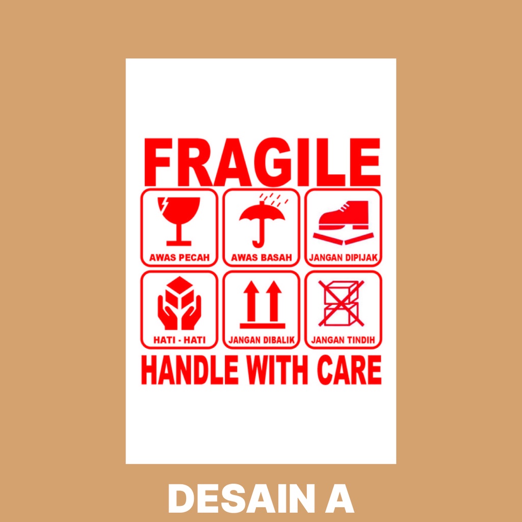 Jual STIKER FRAGILE | STIKER PECAH BELAH | STIKER KEMASAN | STIKER ...