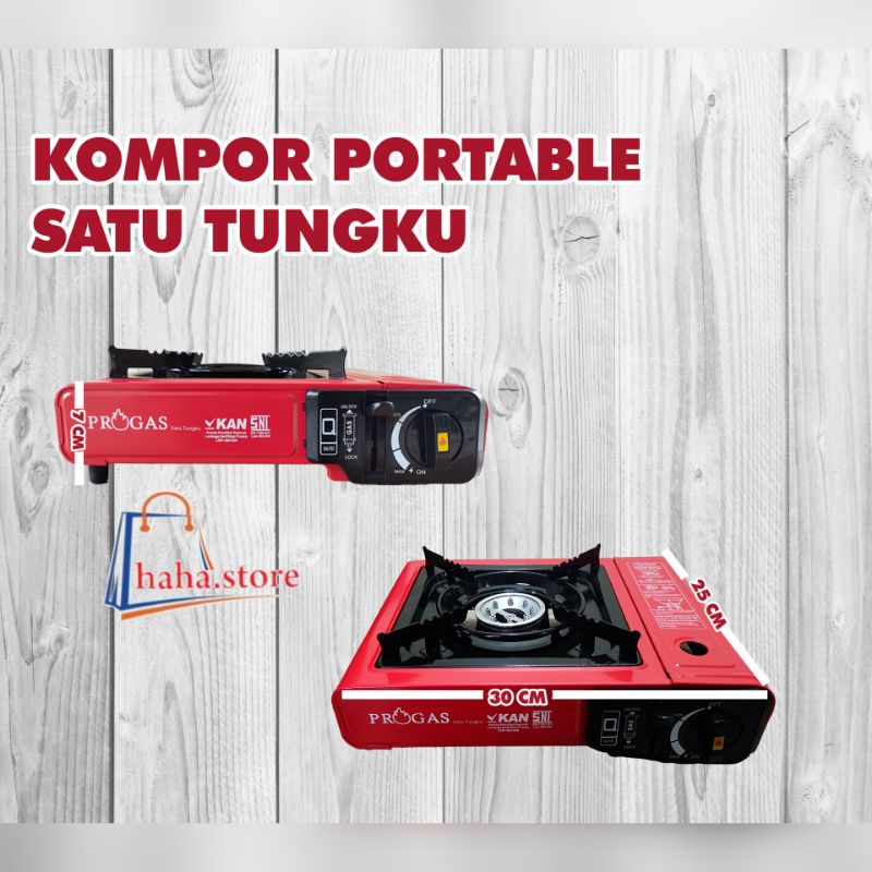 Jual Kompor Portable Progas 2in1 - Kompor 1 Tungku Progas - Kompor ...