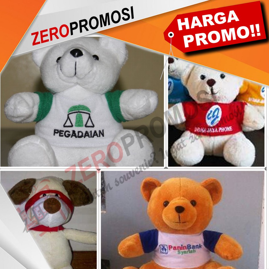 Jual Maskot Boneka Custom - Souvenir Teddy Bear 10inch | Shopee Indonesia