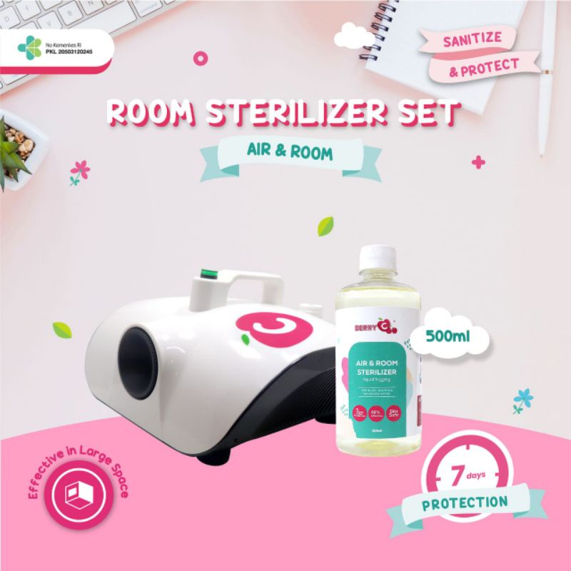 Jual Mesin Fogging Berry C + Cairan Fog Room & Air Sterilizer BerryC ...