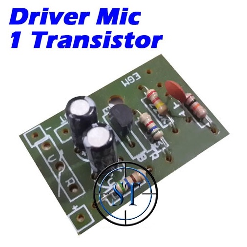 Jual Kit Driver Mic 1 Transistor Preamp MIC Pre Amp Pre-Amp Mic ...