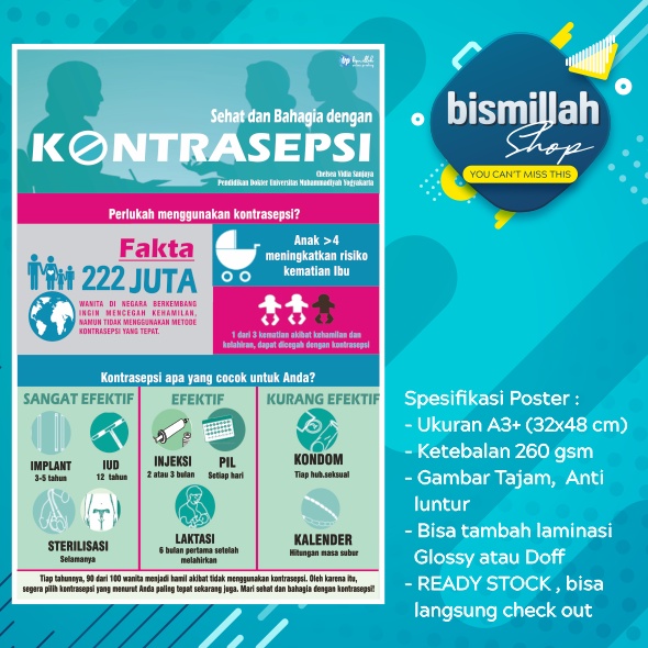 Jual Poster kebidanan Kontrasepsi | Shopee Indonesia