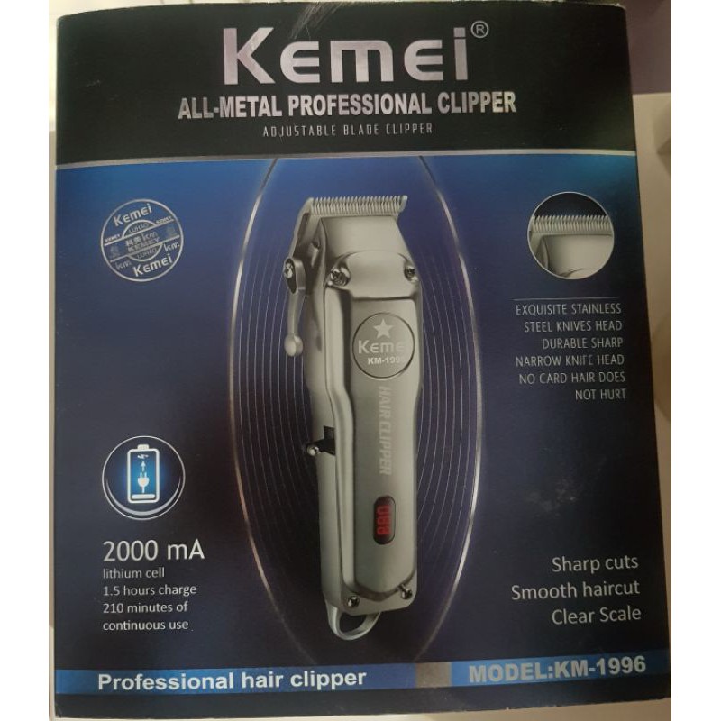 Jual Mesin Cukur Rambut Kemei KM-1996 (SECOND) | Shopee Indonesia