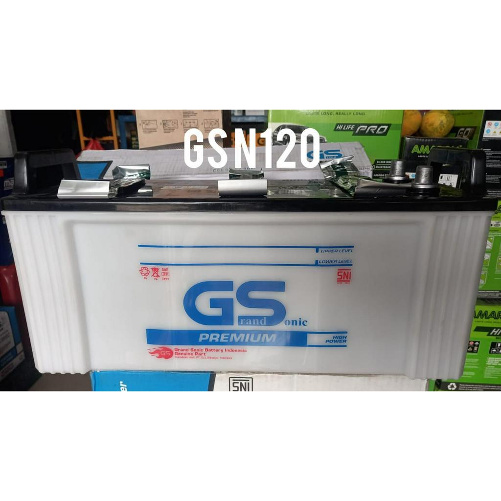 Jual Aki basah GS n120 115f51r 12v 120ah generator genset doozer ...