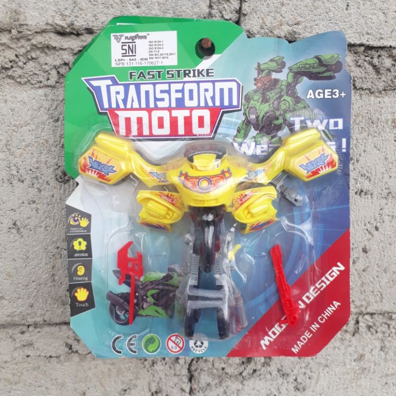 Jual Mainan Robot Transformer Motor | Robot Berubah Jadi Motor | Shopee ...
