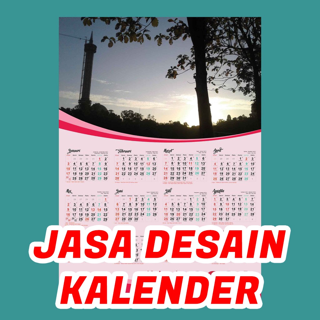 Jual Jasa Desain Kalender Poster | Shopee Indonesia