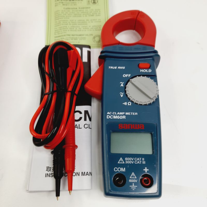 Jual Tang Ampere / Digital Clam Meter / Multi Tester SANWA DCM 60R ...