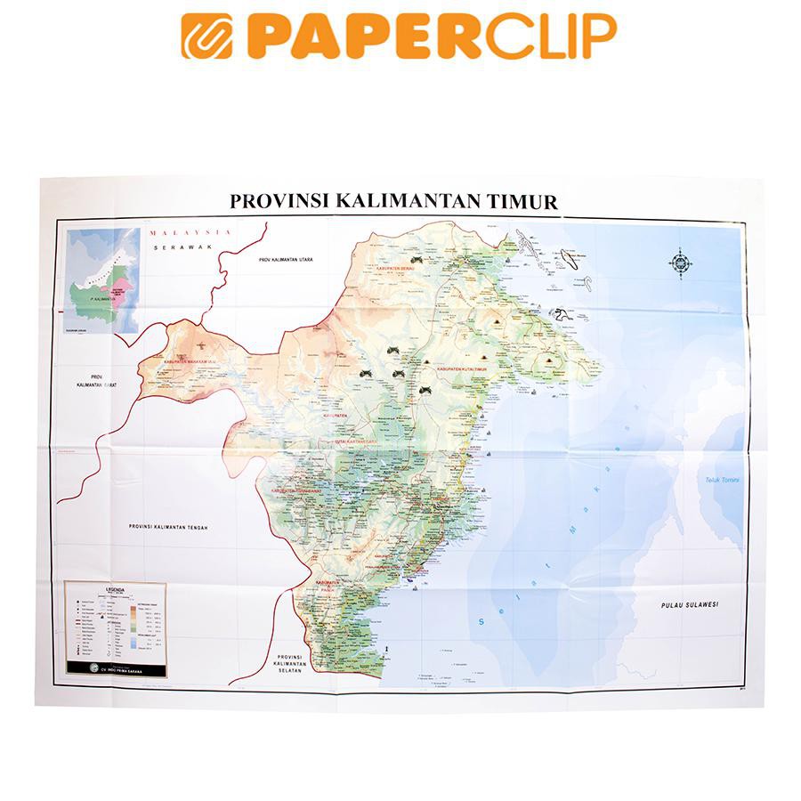 Jual PETA PROVINSI KALIMANTAN TIMUR | Shopee Indonesia