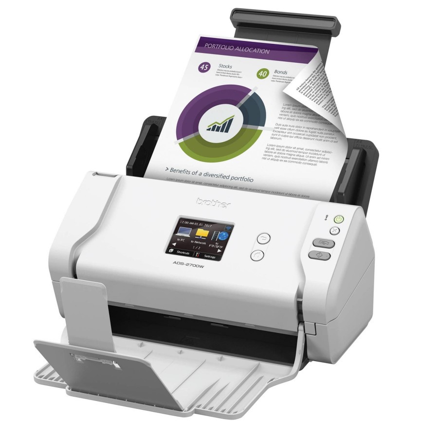 Jual Scanner Brother ADS 2700w Duplex Desktop Document Scanner Wifi ...