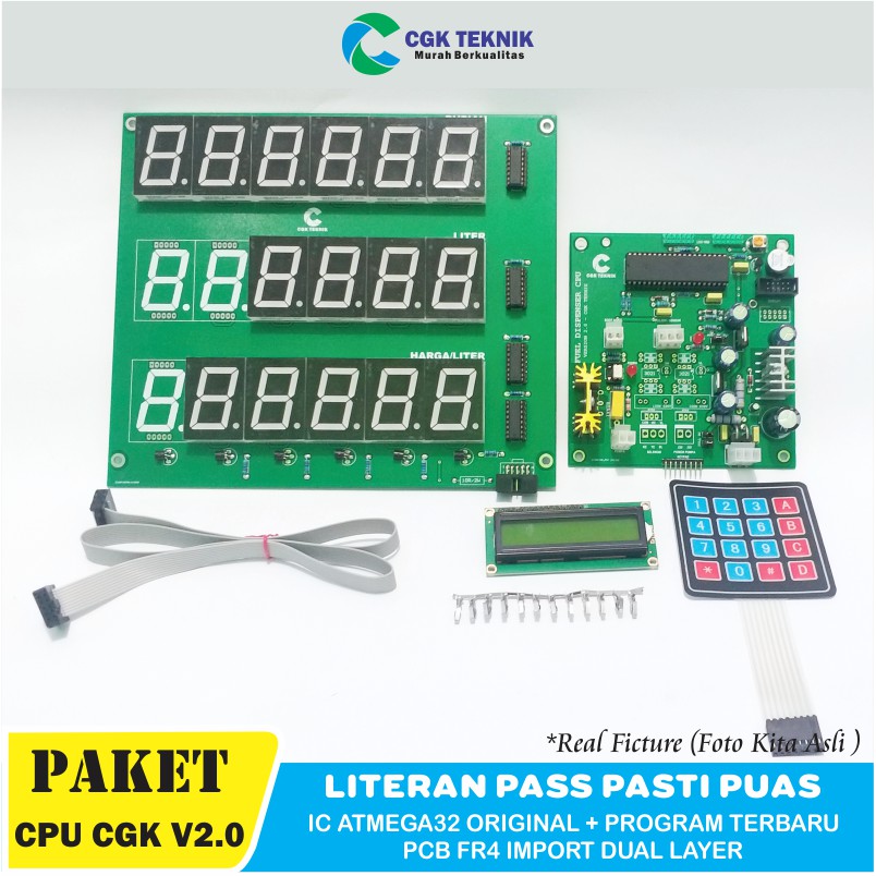Jual CGK TEKNIK - PAKET CPU PERTAMINI POM MINI CGK 2.0 AC MINIMALIS KEYPAD MEMBRANE LCD1602 ...