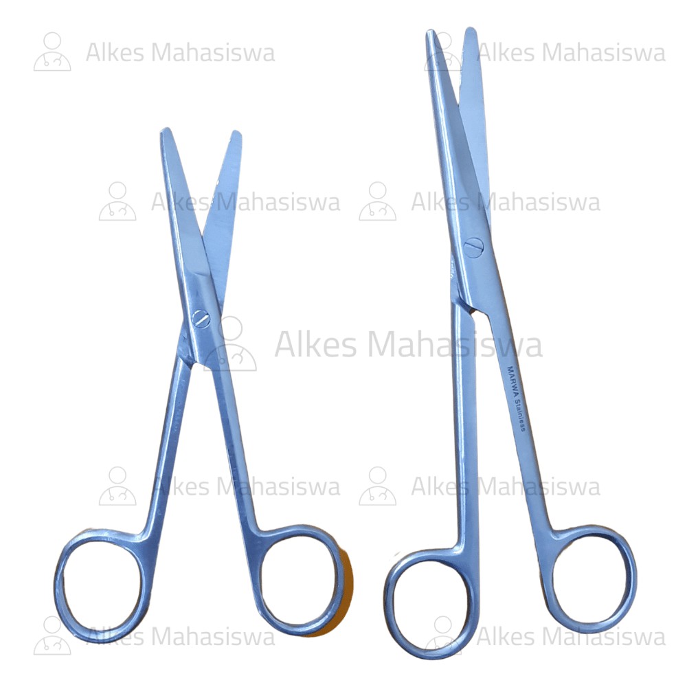 Jual Gunting Operasi Gunting Jaringan Bedah Mayo Lurus Marwa | Shopee ...