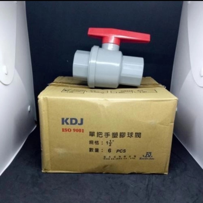 Jual Ball valve 1,5" KDJ ball valve stop kran 1 1/2 inch | Shopee Indonesia