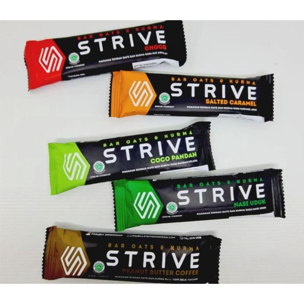 Jual Snack Sehat Strive Energy bar 40g | Shopee Indonesia