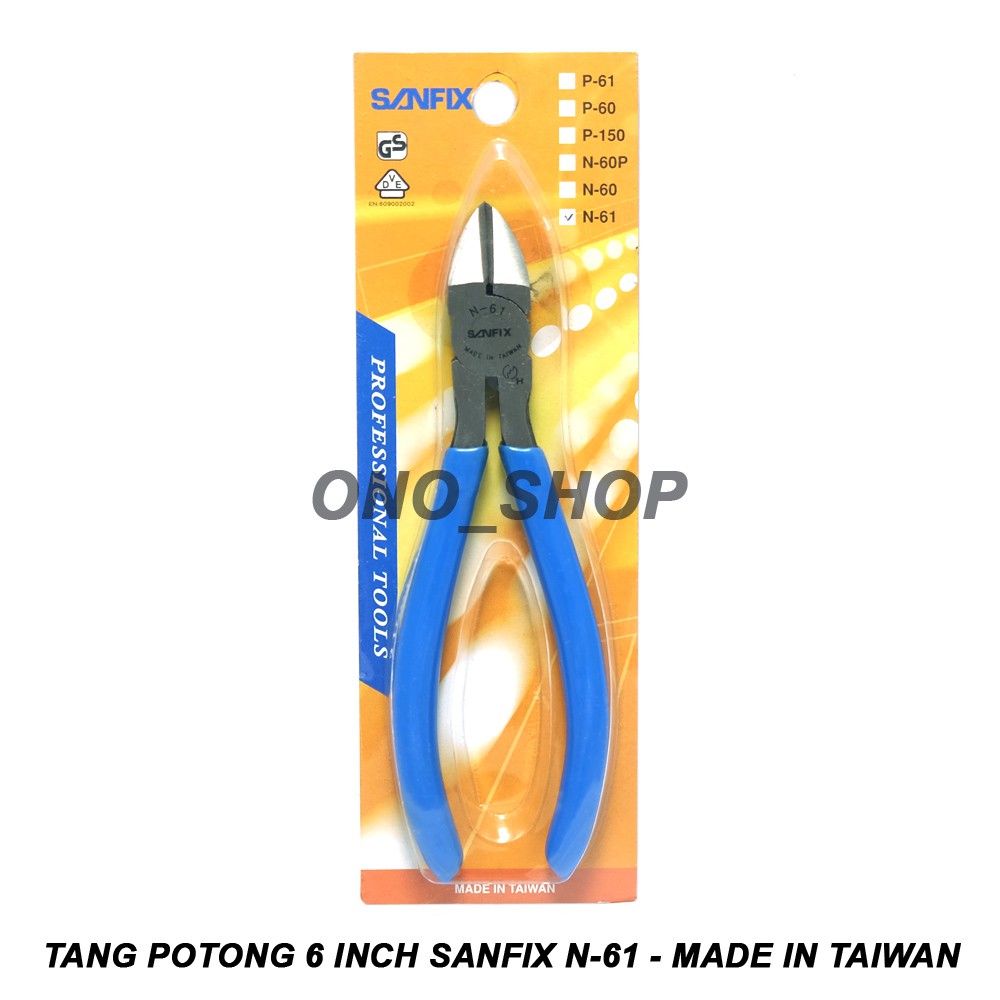 Jual Tang Potong 6 Inch Sanfix N-61 - Made in Taiwan | Shopee Indonesia