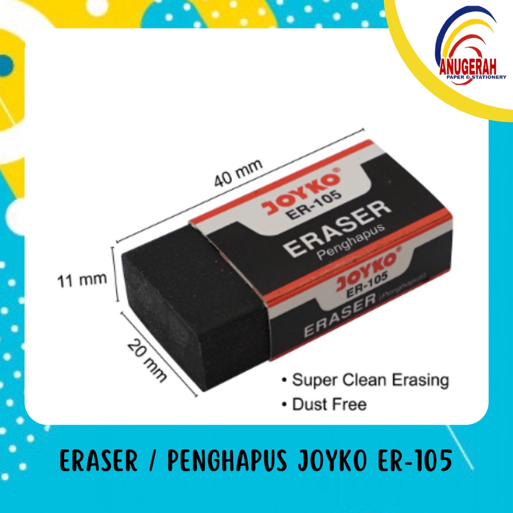 Jual Eraser / Penghapus Joyko ER-105 (PCS) | Shopee Indonesia