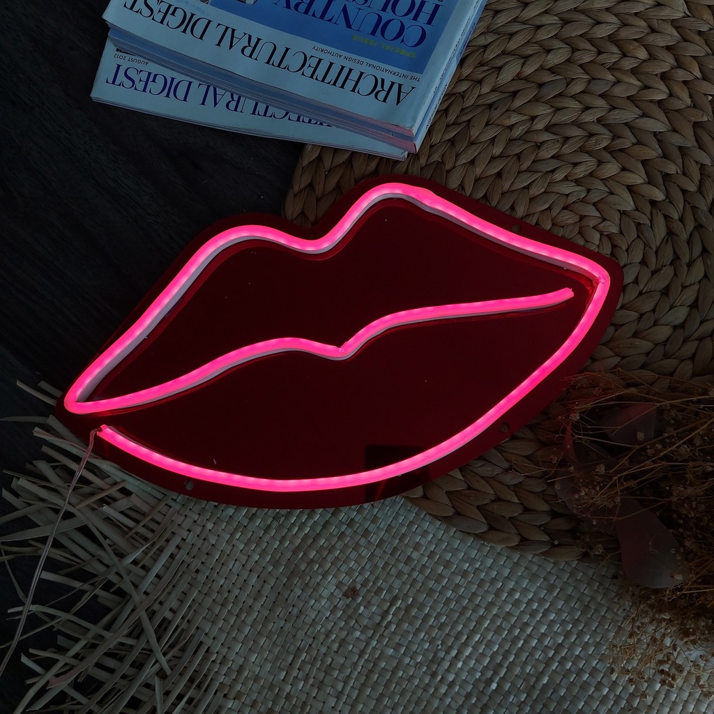 Jual NEON LED BENTUK BIBIR / NEON BIBIR / NEON LIPS / NEON GAMBAR BIBIR ...