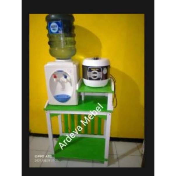 Jual meja Dispenser magicom dari kayu Custom | Shopee Indonesia