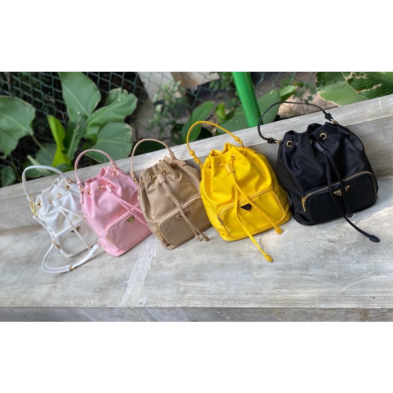 Jual PRA DA DUET BUCKET BAG NILON | Shopee Indonesia