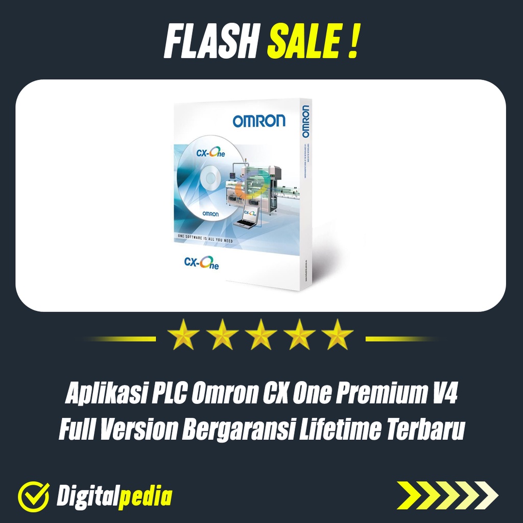 Jual Aplikasi PLC Omron CX One V4 Full Version Bergaransi CX-One CXOne ...
