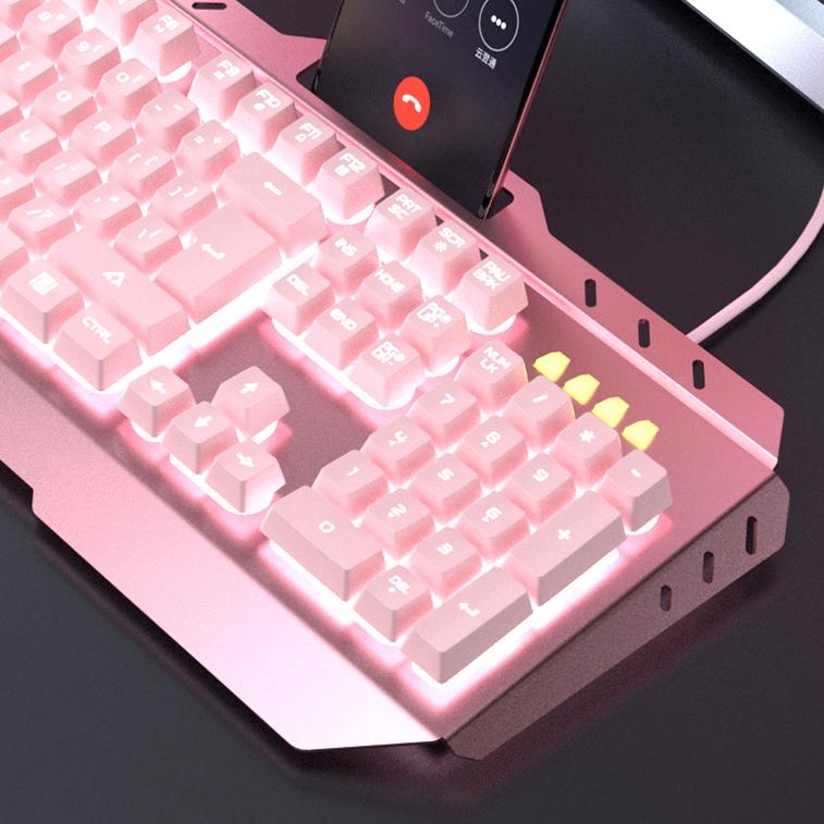 Jual Serbuuuu.. Pink Girl Cute Backlight Gaming Keyboard dan Mouse ...
