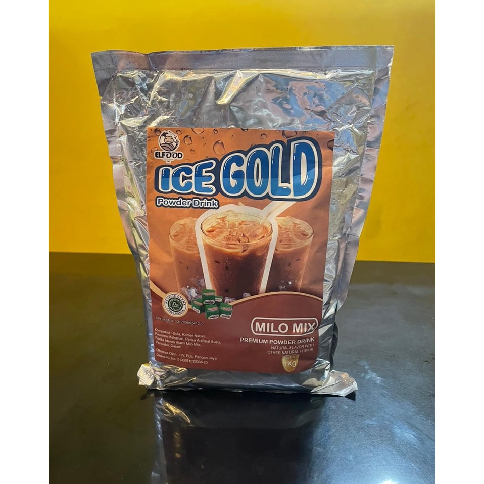 Jual Bubuk Minuman Ice Gold Rasa Milo - 1kg | Shopee Indonesia