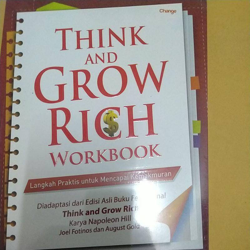 Jual THINK AND GROW RICH WORKBOOK langkah prekatis untuk mencapai kemakmuran BUKU ORIGINAL ...