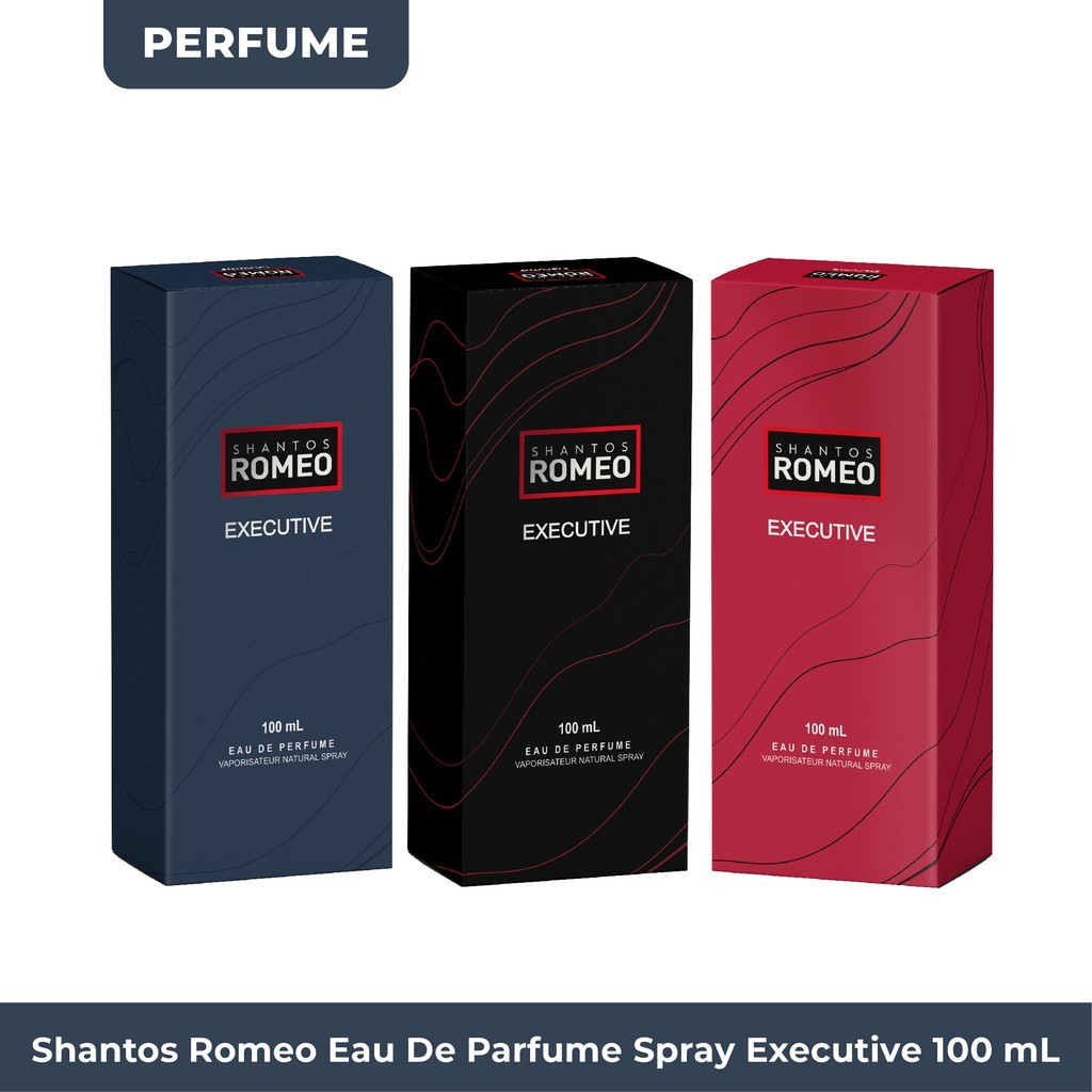 Jual Shantos Romeo EDP Executive All Series (Black, Blue, Magenta ...