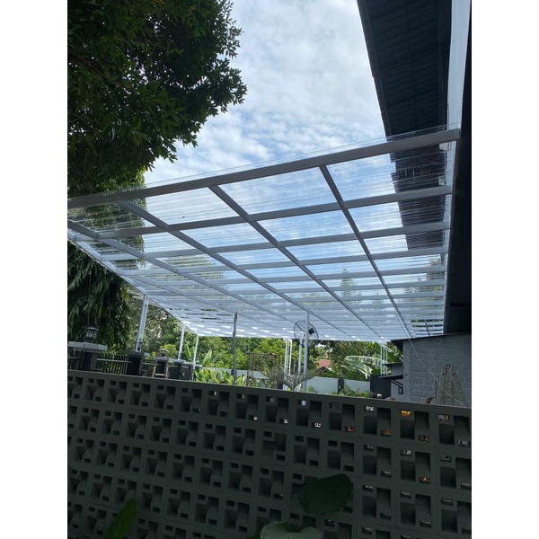 Jual (MEDAN) ATAP TRANSPARAN POLYCARBONATE 4 mtr | Shopee Indonesia