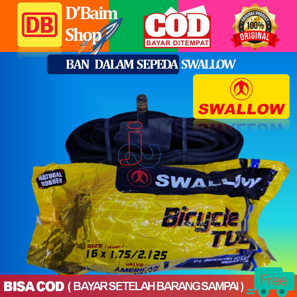 Jual Ban Dalam Sepeda Swallow 16 x 1.75 sampai Dengan 2.125 inchi | Shopee Indonesia