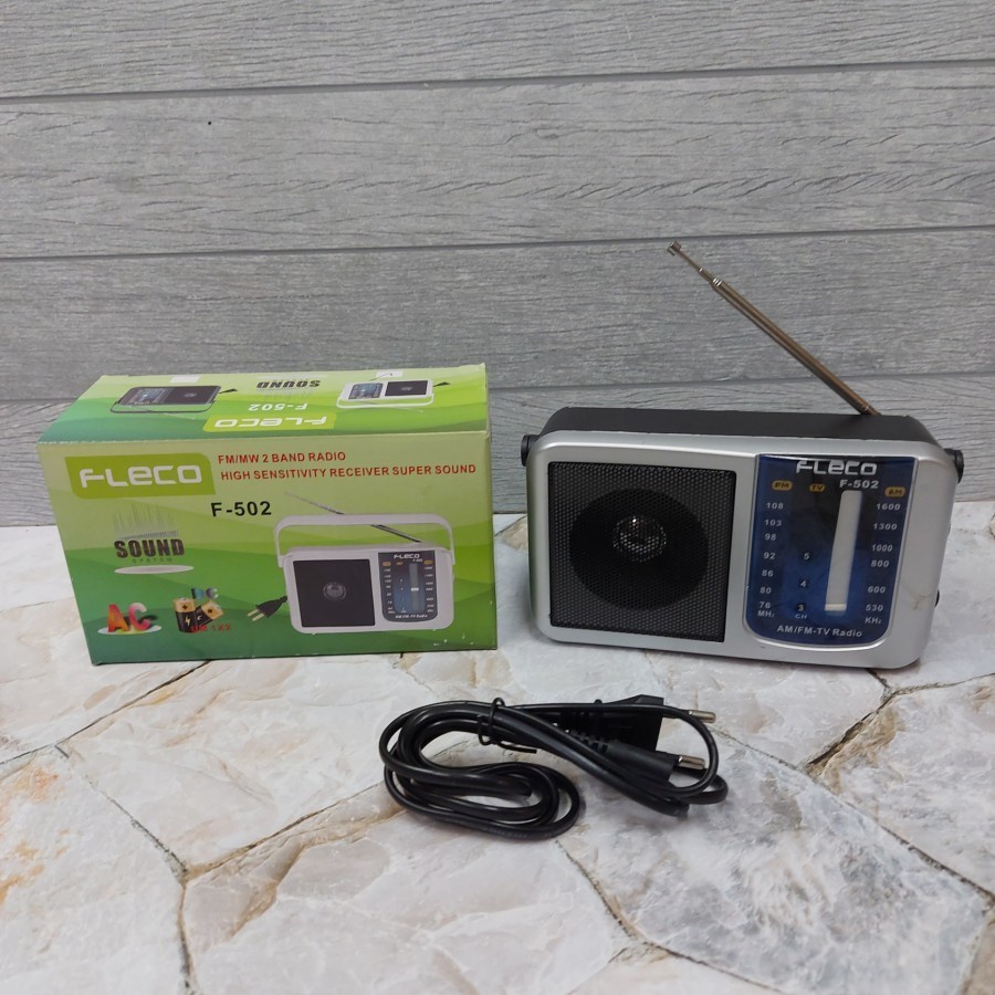 Jual COD Radio fleco f-502//Radio fleco FM/MW 2 Band Radio Hight ...