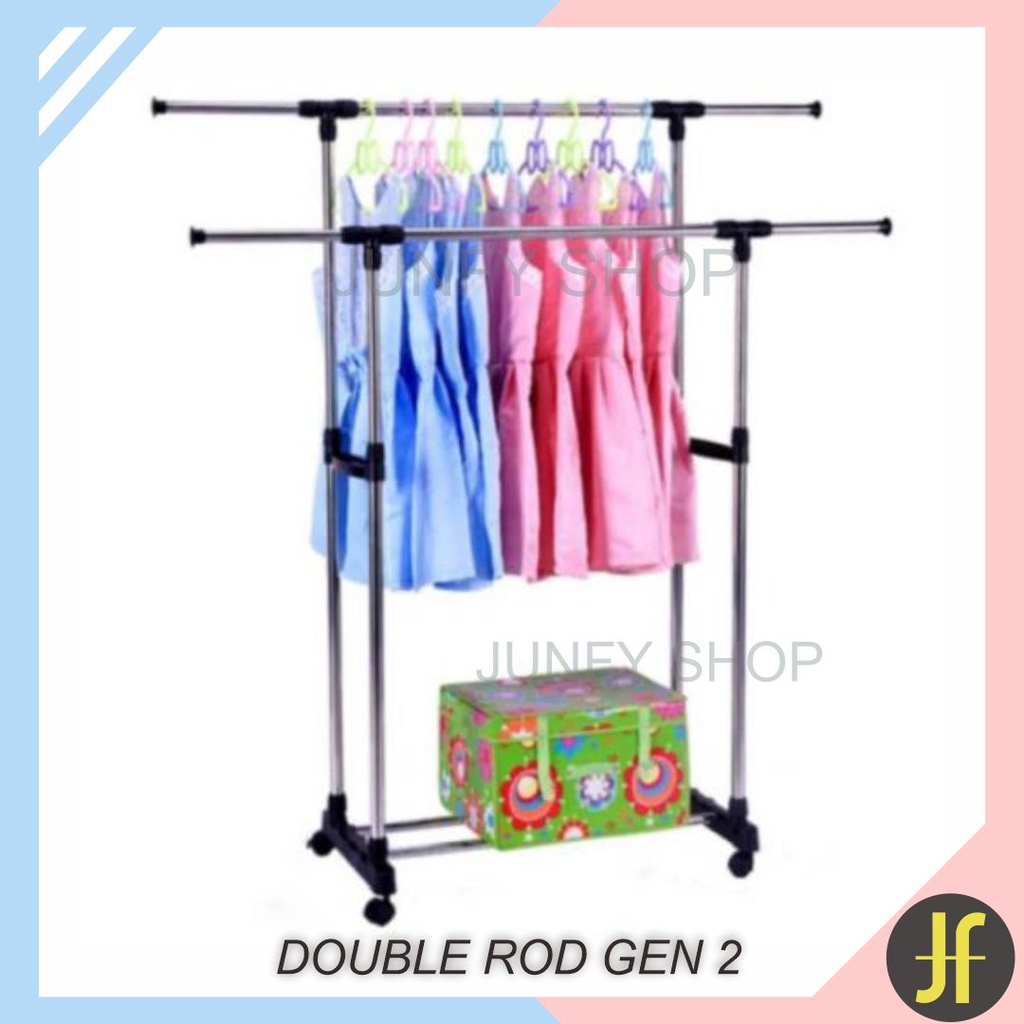 Jual J647 Double Rod rack gen 2 / double rod rack samping bs d ...