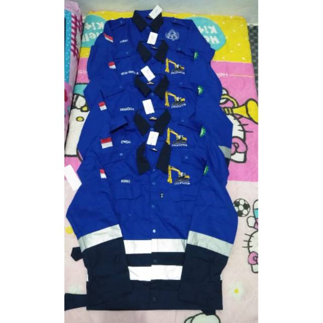 Jual WEARPACK SAFETY ATASAN- Seragam kerja operator Excavator komatsu ...