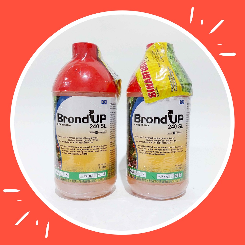 Jual Herbisida Sistemik Racun Rumput Brond Up 240 SL 1 Liter | Shopee ...
