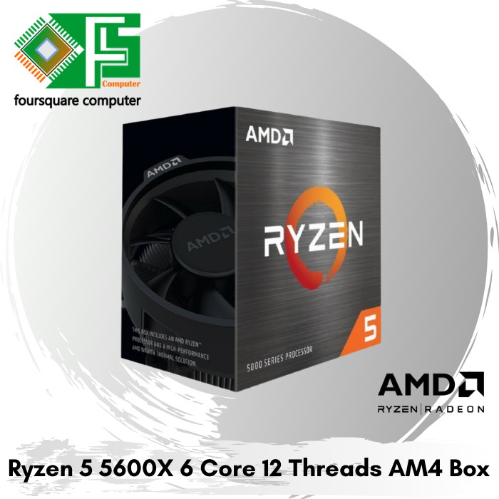 Jual AMD Ryzen 5 5600X 6 Core 12 Threads AM4 / 5600X BOX | Shopee Indonesia