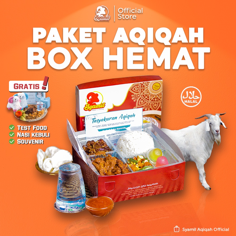 Jual Paket Aqiqah Nasi Box Hemat Betina | Shopee Indonesia