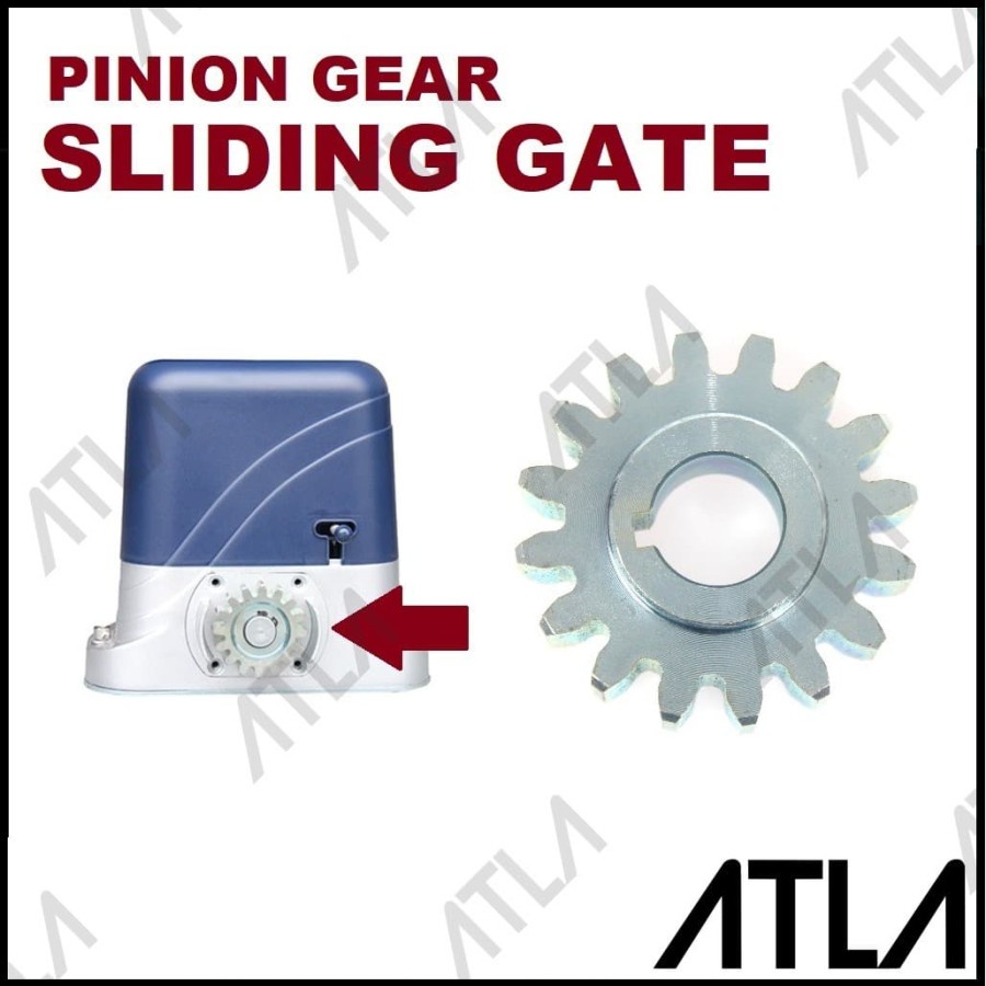 Jual Pinion Gear Metal Auto Sliding Gate Gigi Pintu Pagar Dorong ...