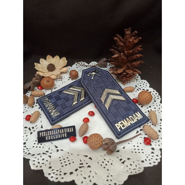 Jual Pangkat Pdu 2B Pemadam Damkar Kain Bordir | Shopee Indonesia