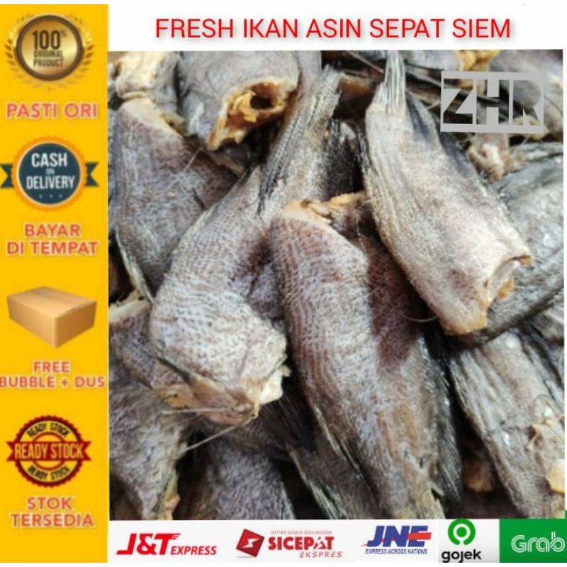 Jual Ikan asin sepat siem A+ Netto-500gram - ZHR | Shopee Indonesia