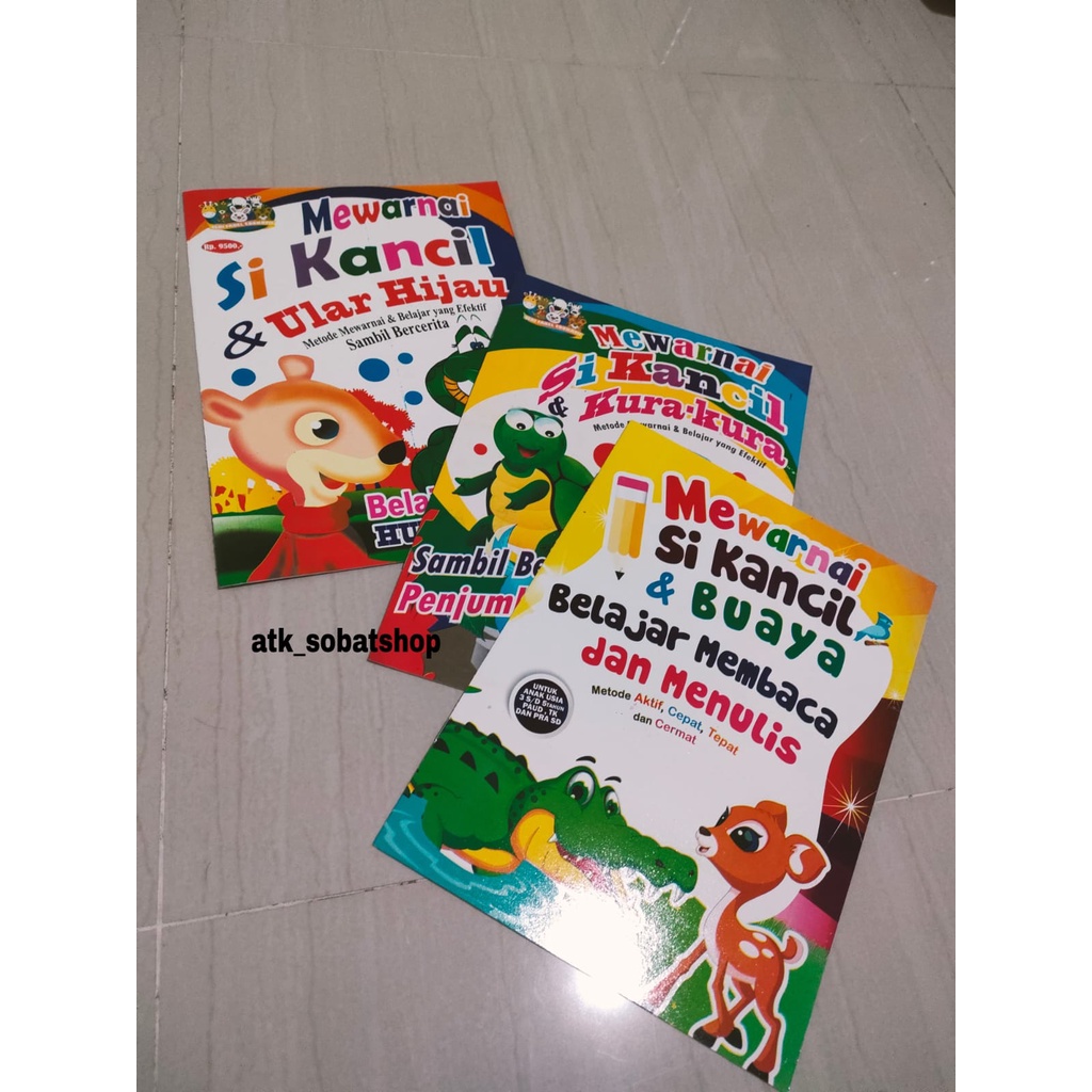 Jual Buku Mewarnai Sambil Bercerita Si Kancil dan Teman Murah (/1Buku ...