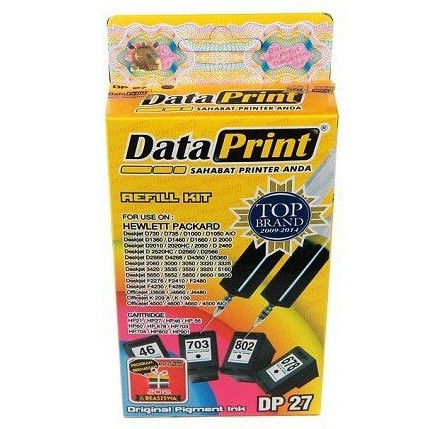 Jual Tinta Refill Data Print DP27 HP black universal | Shopee Indonesia